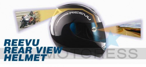 Reevu Rear View Helmet For Rider Safety | MOTORESS® For The Rider
