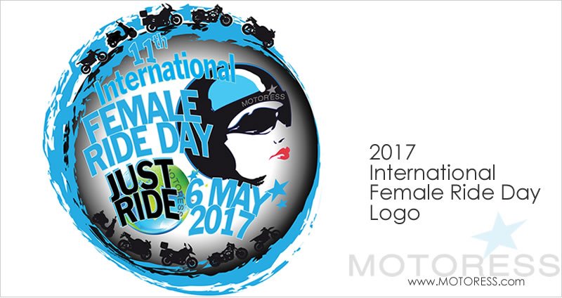 2017 International Female Ride Day Logo 11th Edition - #MOTORESS
